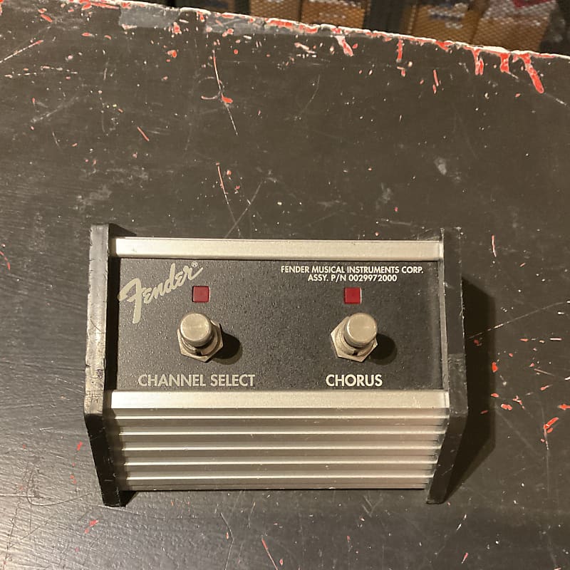 Fender 2 button footswitch channel select / chorus | Reverb