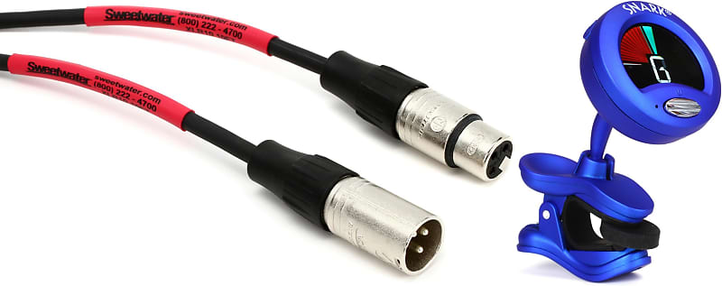 Snark SN-1X Guitar and Bass Tuner Bundle with Pro Co EXM-10 | Reverb