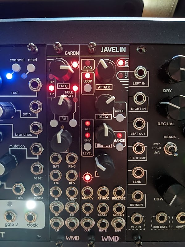 WMD Javelin envelope ADSR module for eurorack | Reverb