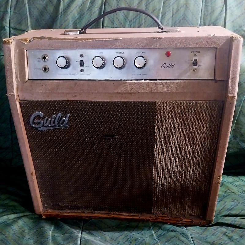 Guild T1-12 1960s | 19W 1x12" Vintage Guitar Combo w/ Tremolo | Reverb