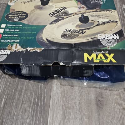 RARE Sabian Max Stax Mike Portnoy Signature 2000's - Never | Reverb