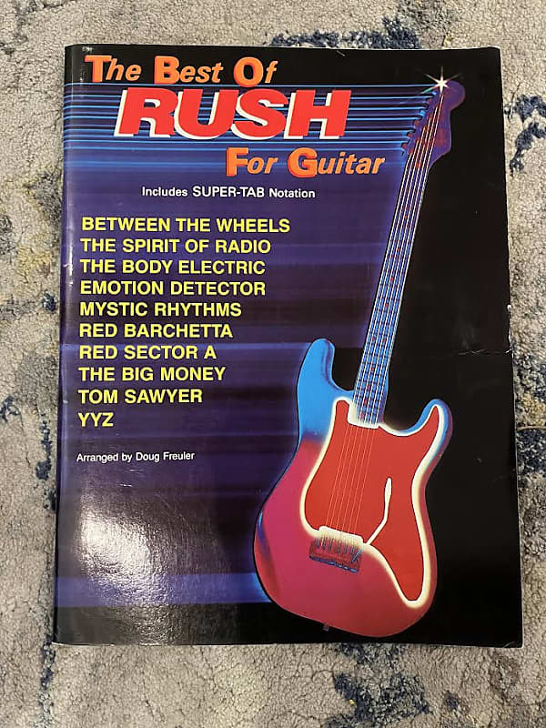 The Best Of Rush For Guitar Includes Super Tab Notation | Reverb