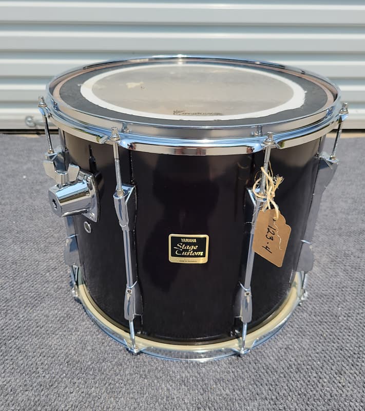1998 Yamaha Stage Custom 15x13 Hanging Rack Tom Drum - Black | Reverb
