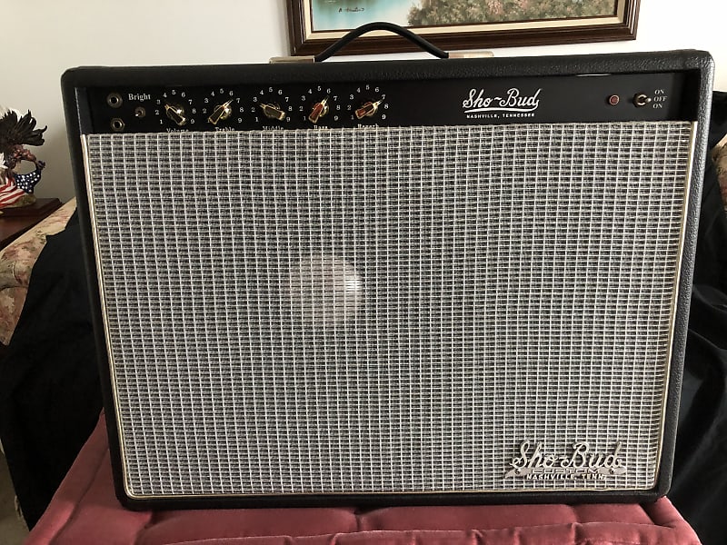 Sho-Bud Single channel amp 70's Black tolex | Reverb