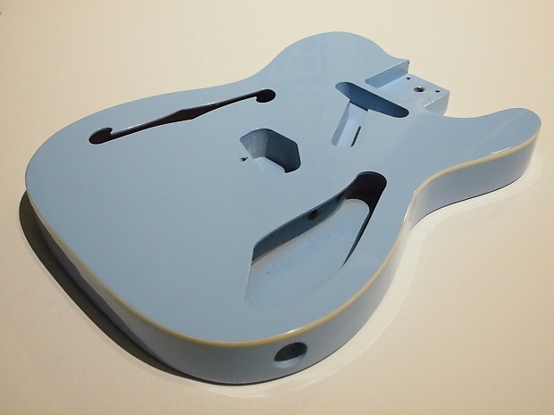 Maverick Bound Thinline Tele Body Daphne Blue | Reverb