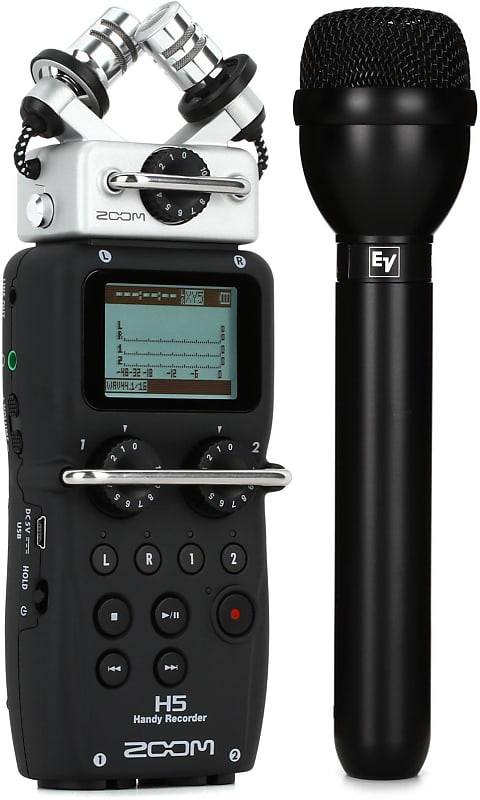 Zoom H5 4-channel Handy Recorder Bundle with Electro-Voice | Reverb