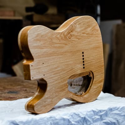 Figured Spalted Maple Tele Body / Maple and Hickory Tele body | Reverb