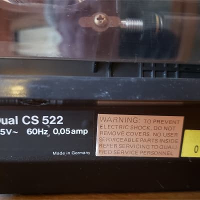 Dual CS 522 Automatic Turntable with Ortofon ULM 55E | Reverb