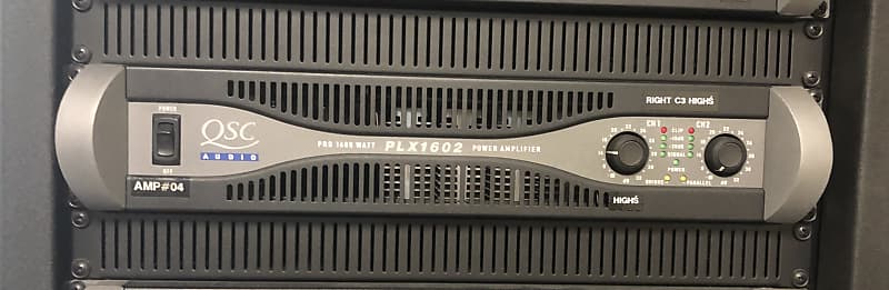 QSC PLX 1602 2000's - Black / Grey | Reverb