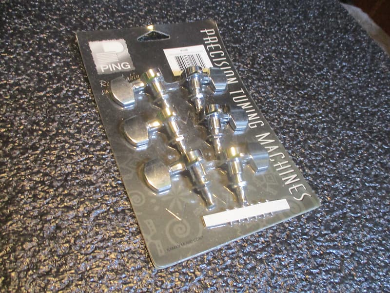 Ping Standard 3x3 Chrome Tuning Machines | Reverb