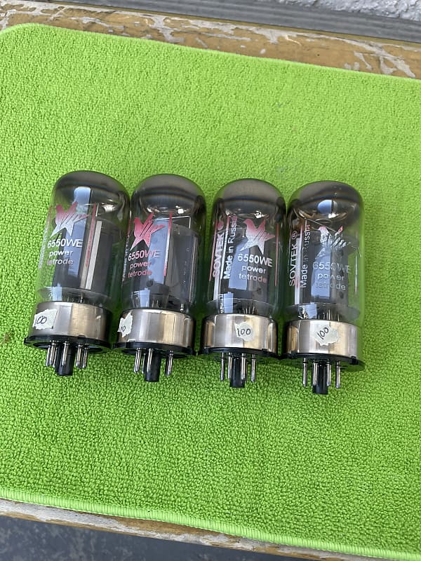 Sovtek 6550 KT88 Power Tubes Quad Set | Reverb
