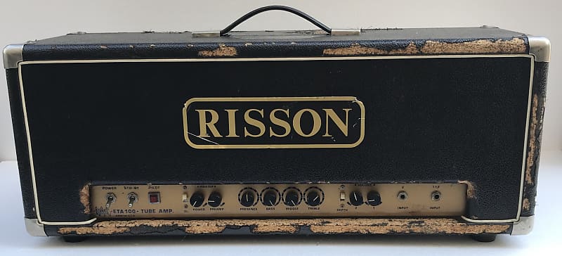 Risson ETA-100 Tube Amp Head 1970s Amplifier Built by Bob | Reverb UK