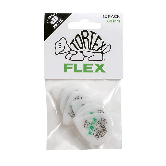 Dunlop Player's Pack | Tortex® Flex™ Jazz III XL Pick .88mm | | Reverb
