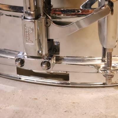 Pearl 5.5x14" Chrome 8 Lug Steel Shell Snare Drum | Reverb