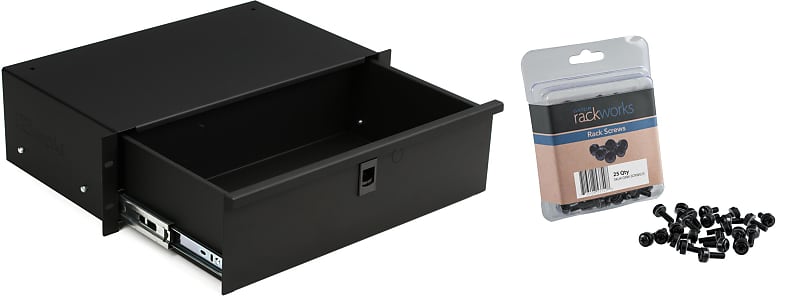 Gator GRW-DRWSH3 3U Shallow Rack Drawer Bundle with Gator | Reverb