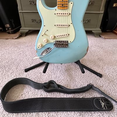 Fender Custom Shop '57 Stratocaster 2021 - Daphne Blue | Reverb