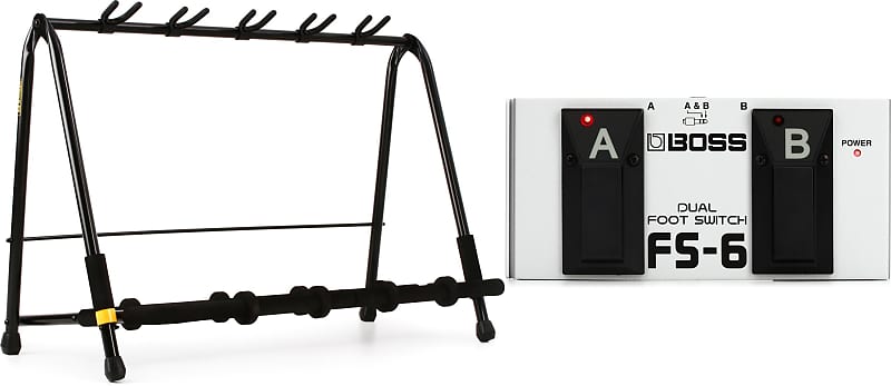 Hercules Stands GS525B Multi-guitar Rack for up to 5 Guitars | Reverb