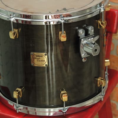 RARE Yamaha Maple Custom tom 15 black maple | Reverb