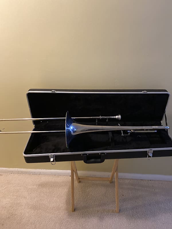 Moz Bass Trombone with Trigger 2020 Silver | Reverb
