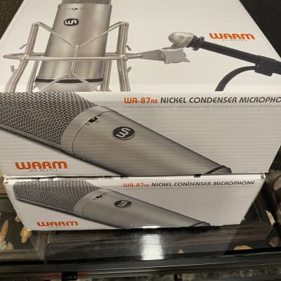 Warm Audio WA - 87 Condenser Microphone | Stereo Pair | Reverb