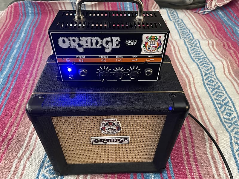 Orange Micro Dark Stack 2000s - Black / Orange | Reverb