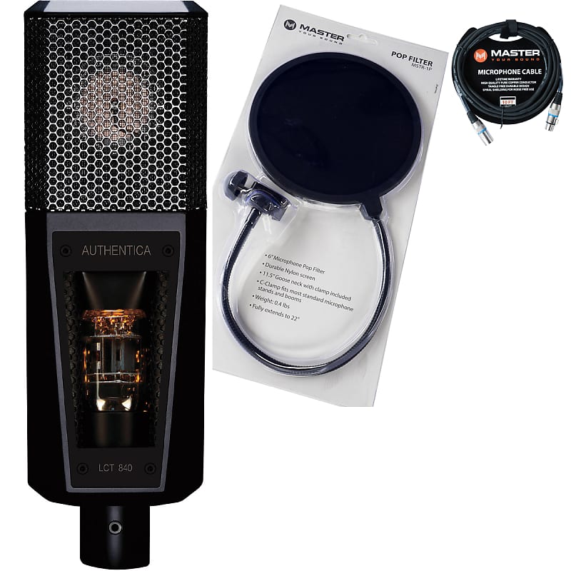 Lewitt Audio LCT 840 Tube Condenser Microphone w/ Cable & Pop | Reverb