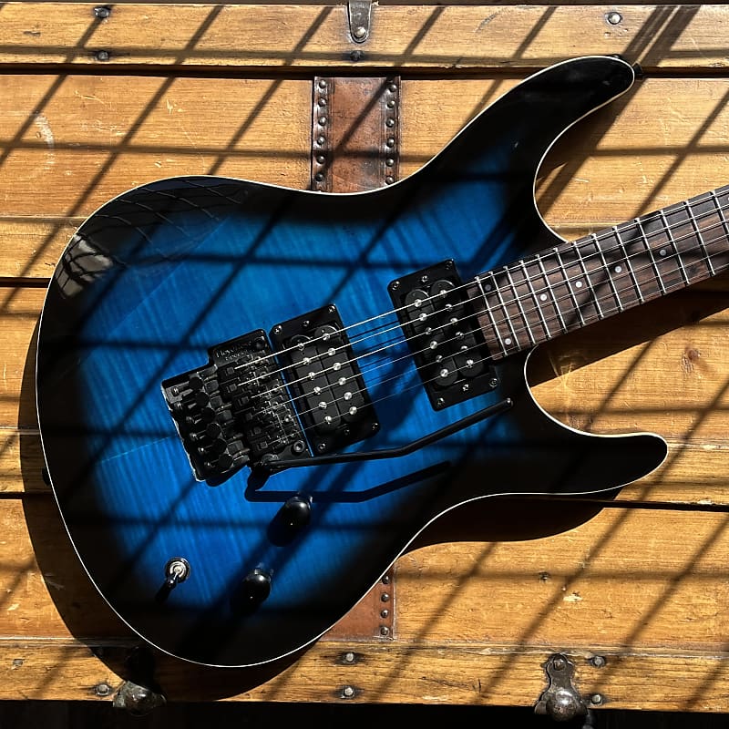 (17601) Washburn RX22 FR-FB-LB - Flame Blue Burst | Reverb