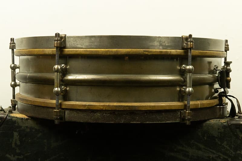 1920s Ludwig & Ludwig 4x14 Dance Model NOB Snare Drum | Reverb