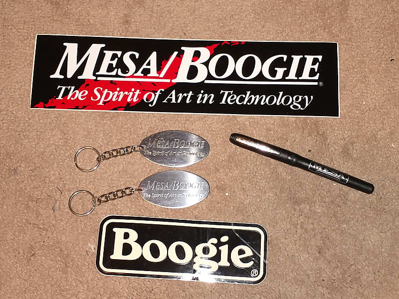Mesa Boogie Keychains Stickers and Pen RARE 90's collectables | Reverb