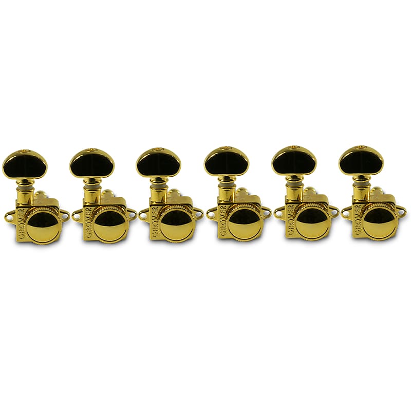 Grover 505FVG 6 In Line Roto-Grip Locking Rotomatics - Gold | Reverb