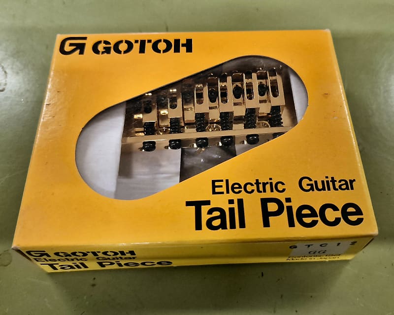 NOS Gotoh 12-String Guitar Bridge in Gold - GTC12 | Reverb