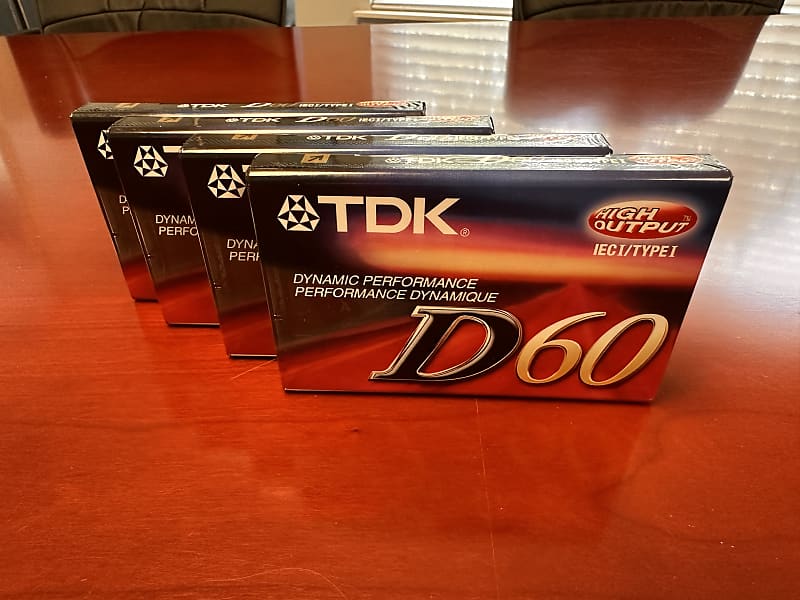 TDK D60 Type I Cassette Tape - NOS [[NEVER OPENED]]!!! | Reverb