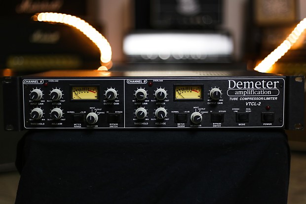 DEMETER VTCL-2 TUBE OPTICAL COMPRESSOR LIMITER 2 CHANNEL | Reverb