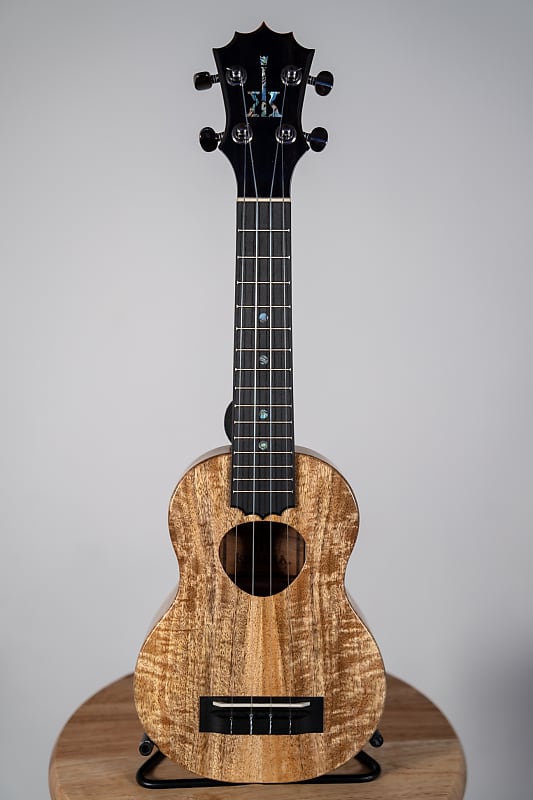 KoAloha KSM-10RP Curly Mango Royal Pikake Soprano Ukulele #3 | Reverb