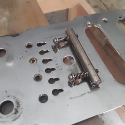 1950s Fender Stringmaster lap steel guitar bridge plate D6 | Reverb