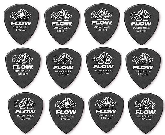Dunlop 558 Tortex Flow Guitar Picks 1.35mm 12 Pack | Reverb