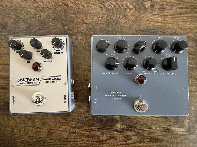 Spaceman Analog Studio EQ EQP-PDX Grey Edition and Ixion | Reverb