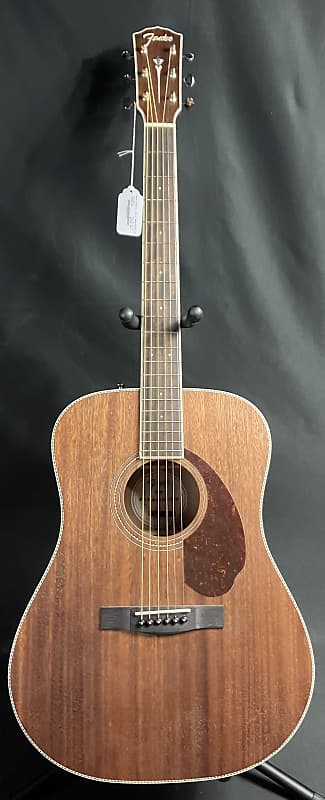Fender PM-1 Standard All-Mahogany Dreadnought Acoustic Guitar | Reverb