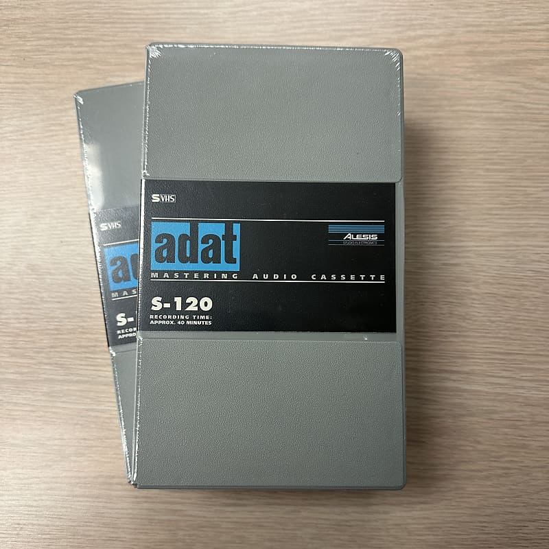 Lot of 8x Sealed ADAT S-120 40 min VHS Cassettes | Reverb