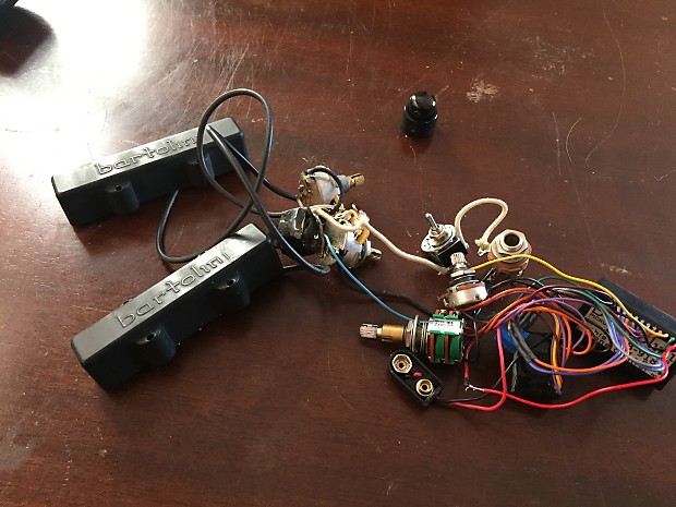 Bartolini Jazz Bass Pickups + Preamp + Wiring (9j-s4 and | Reverb