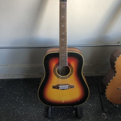 EKO Ranger XII Vintage 12 String Acoustic Guitar 1960's | Reverb
