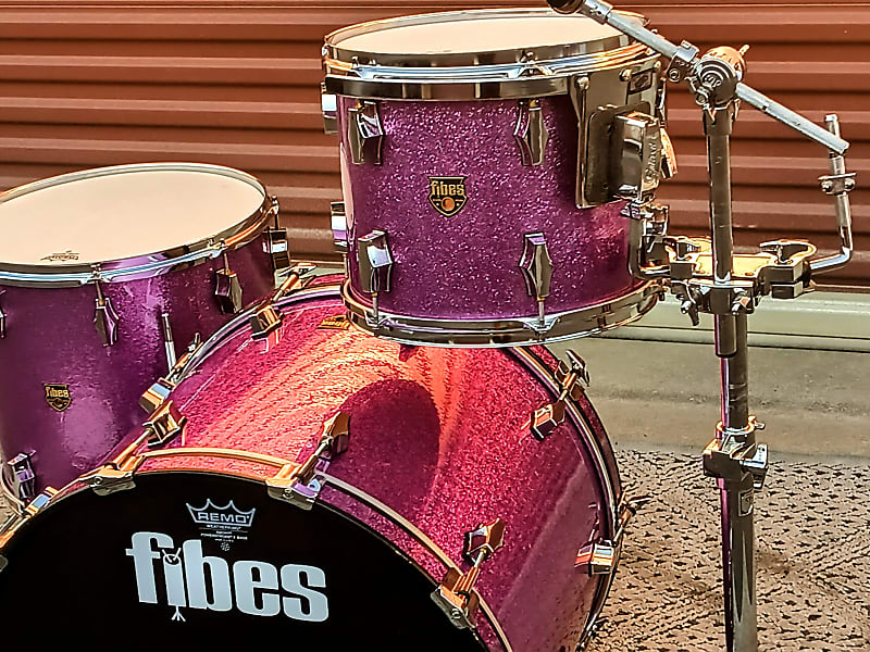 Fibes Austin era drum set - Lilac Sparkle | Reverb