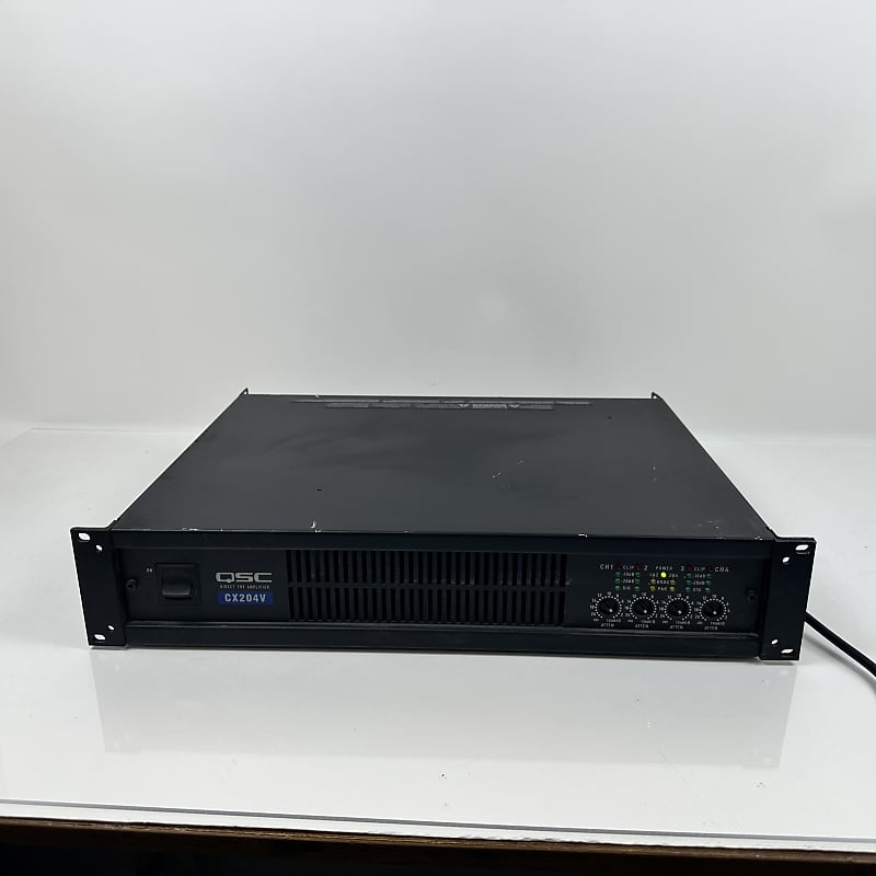 QSC CX Series CX204V Direct 70V 4-Channel Audio Stereo Power | Reverb