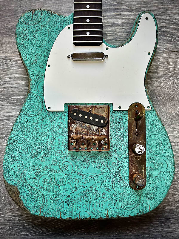 Pistols Crown Barncaster Tele GUITAR BODY ONLY PARTCASTER USA | Reverb