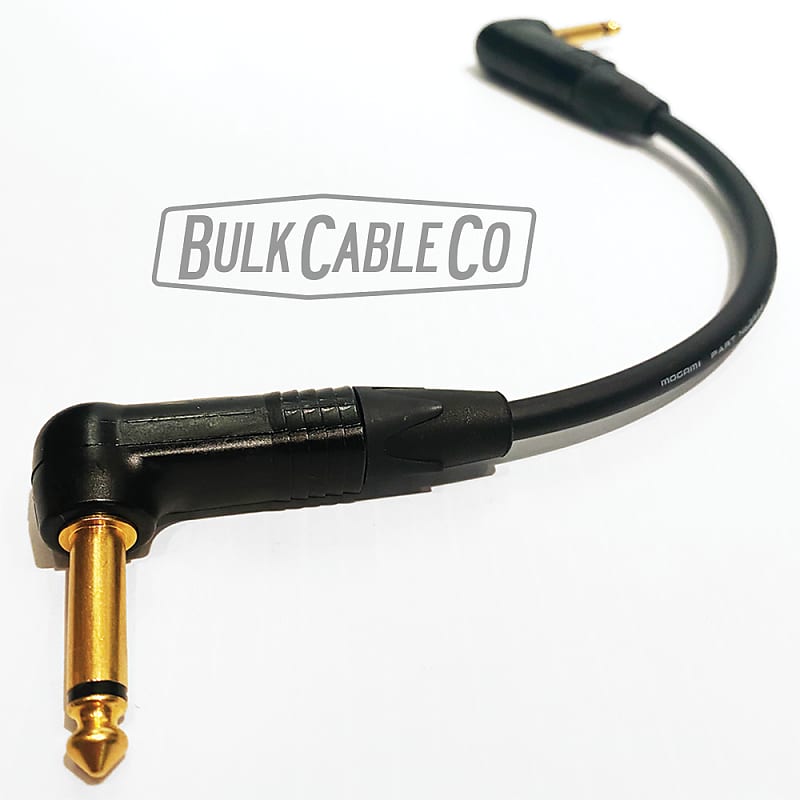 20" - Guitar Effects Patch Cable - Mogami 2524 - Neutrik | Reverb