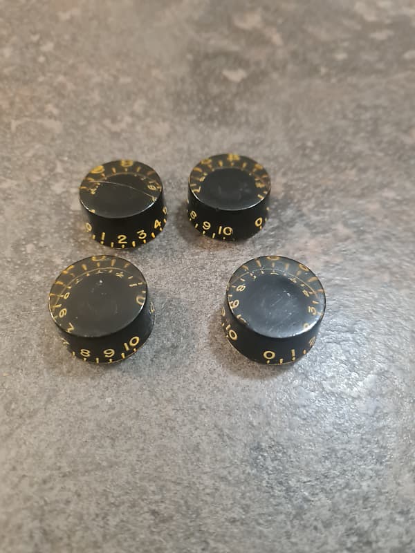 Gibson Les Paul Amber Speed Knobs 1978 | Reverb