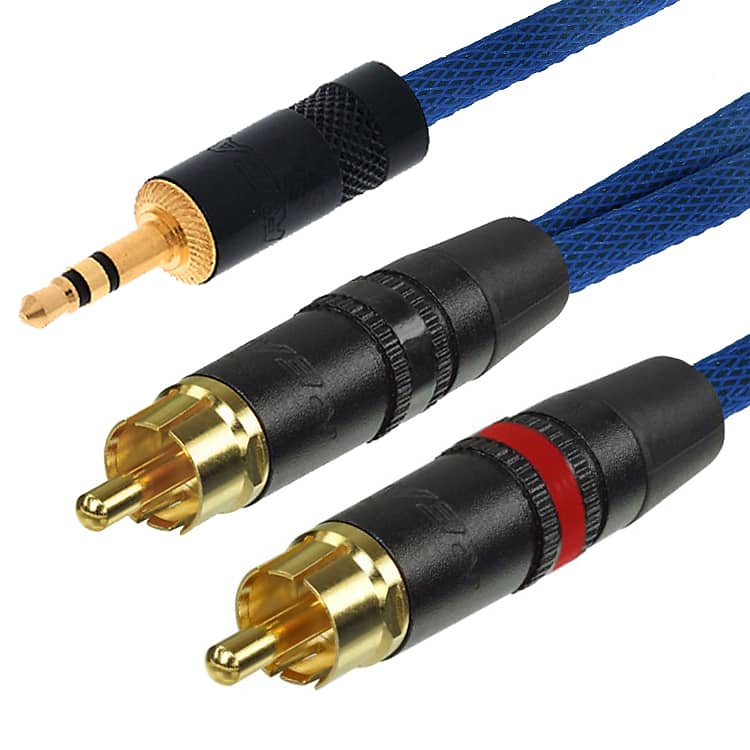 Digiflex ICABLE-10 Insert Cable- 10' Flex 1/8 Mini TRS / 2 | Reverb