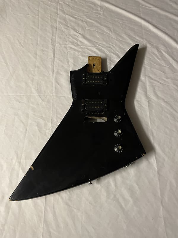 Unbranded Explorer Style Electric Guitar Body MIK Korea 1980s | Reverb