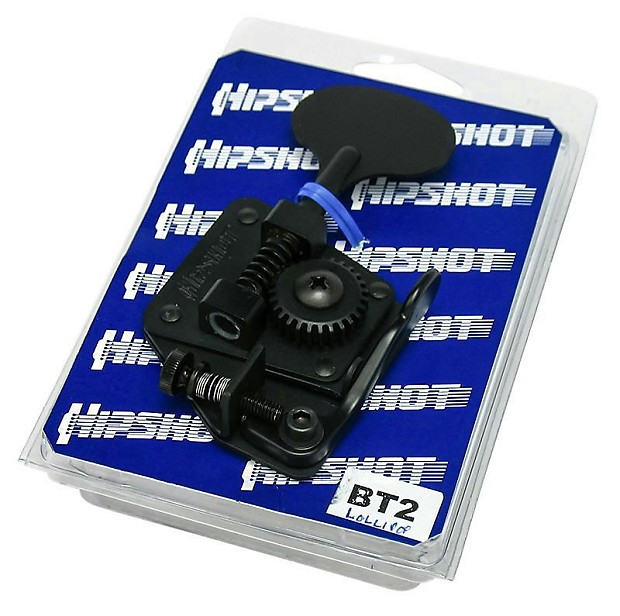 Hipshot BT-2 Bass Xtender Key BLACK BT2 w Lollipop Key | Reverb