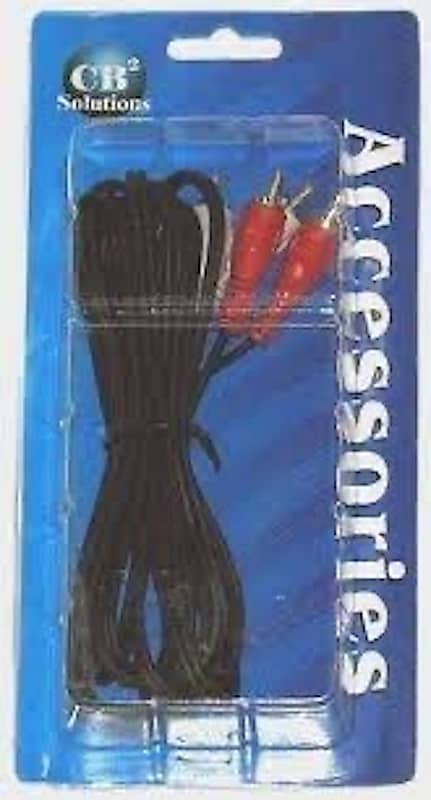 CBI Cables CB2-2RR-10 Male stereo RCA (2010) Black/Red | Reverb